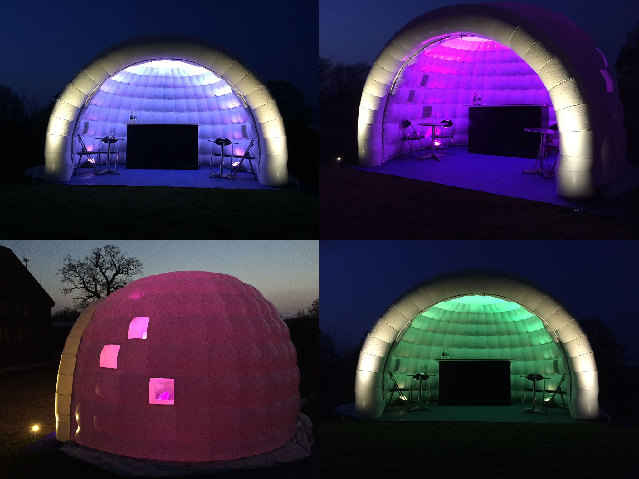 Inflatable Bar Hire | Inflatable Igloo Hire | Jigsaw Marquees