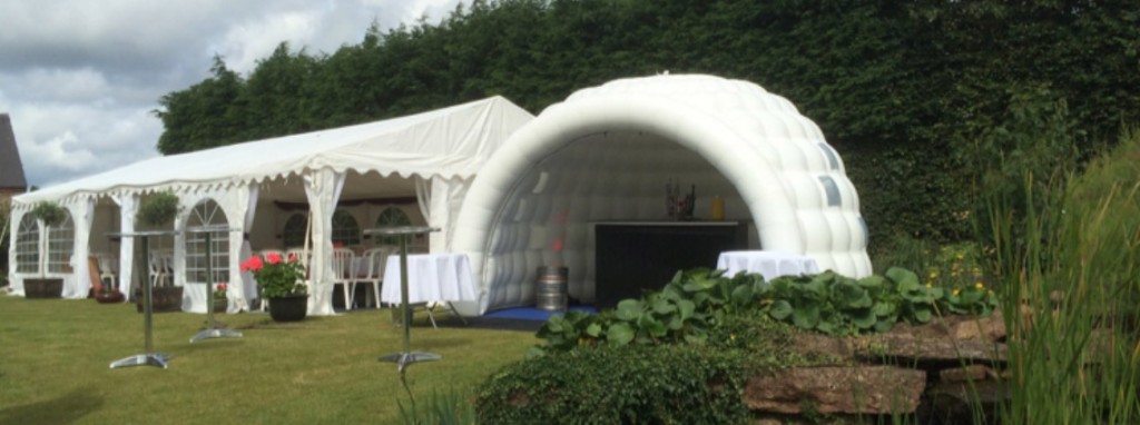 Inflatable Igloo Hire | Inflatable Bar Hire | Jigsaw Marquees